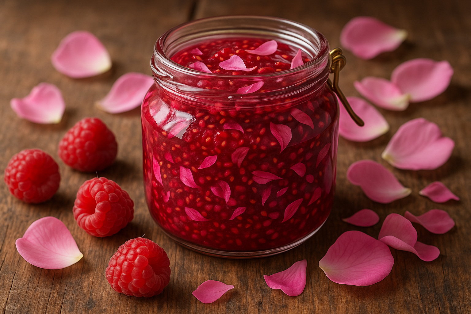 Raspberry Rose Jam | KitchenEnvy